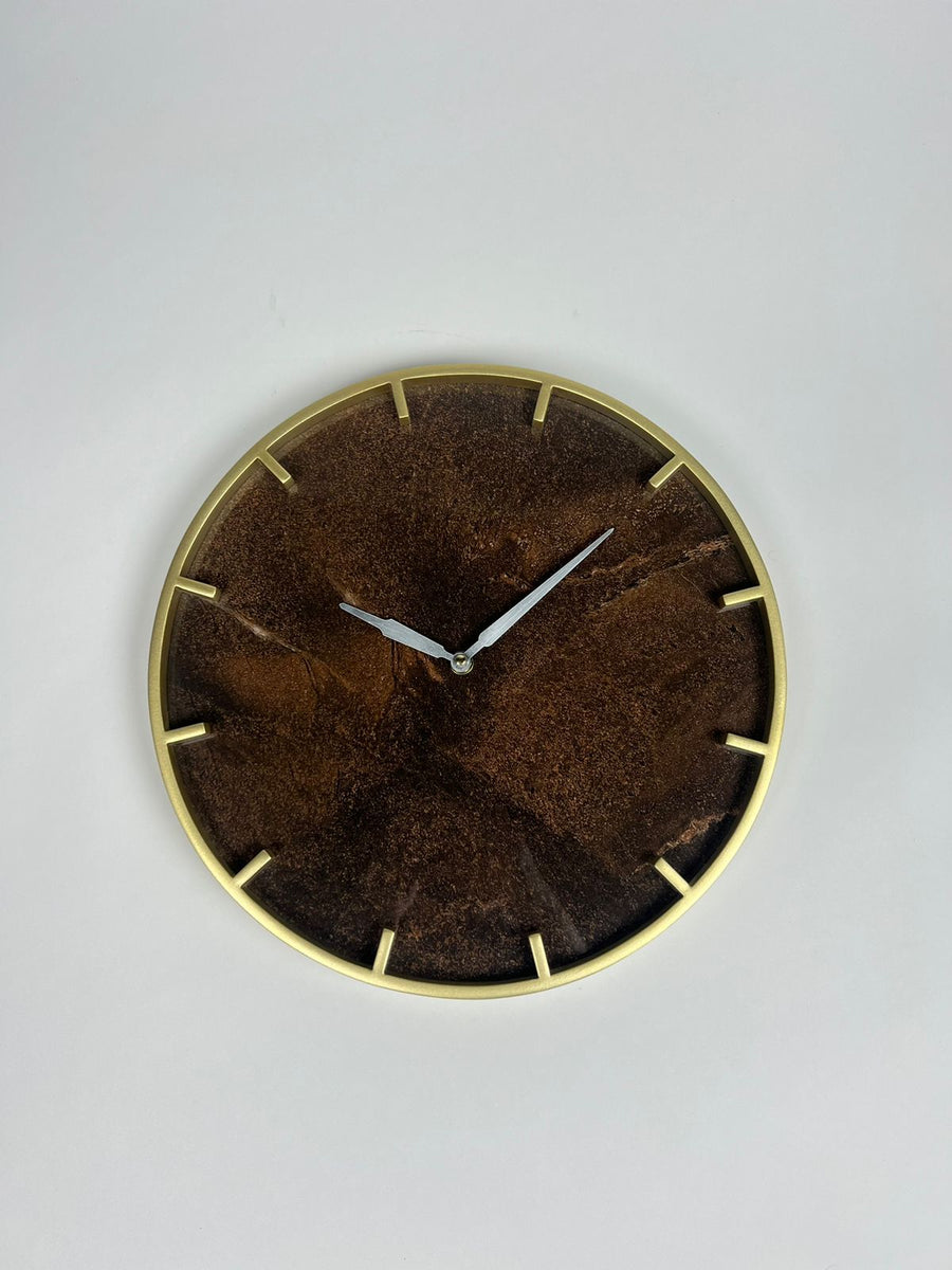 Dark Brown Wall Clock – Artislie